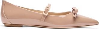 Stuart Weitzman Femme, Chaussures, Beige, Taille: 39 1/2 EU Felicity Mary Jane Plate