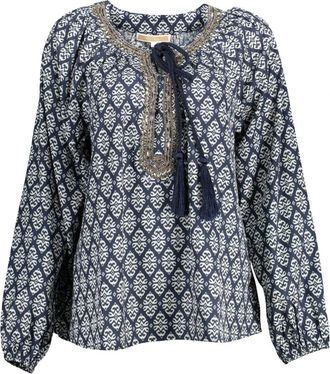 Kocca Femme, Blouses et Chemises, Bleu, Taille: 38 FR Romilda Blouse