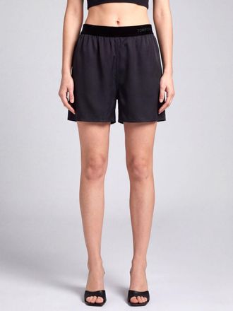 Tom Ford Short de style boxer en pure soie avec bande logo &agrave; la taille