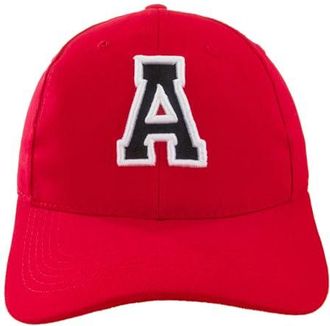 4sold Casual Coton Alphabet A-Z Rouge Casquettes Noir Lettre Snap Retour Chapeau Chapeaux Unisexe Gar&ccedil;ons Filles ou Homme Casquette Casquette de Baseball Ro