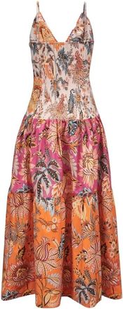 Farm Rio Farm Rio, Femme, Robes, Multicolore, Taille: 36 FR Robe Longue Imprim&eacute; Floral Ligia