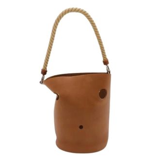 Herm&egrave;s Sac seau vintage Pre-owned - Femme - Pre-owned - Brun - Taille: ONE Size