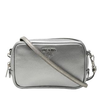 Prada Sac bandouli&egrave;re vintage doccasion - Femme - Pre-owned - Gris - Taille: ONE Size