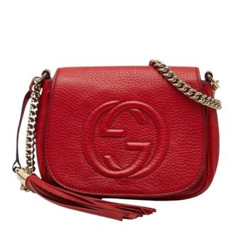 Gucci Pre-owned Vintage Schultertasche - - Pre-owned - Damen - Rot - ONE SIZE