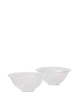 Sophie Lou Jacobsen lot de bols Le Verre Bonbon en verre - Tons neutres