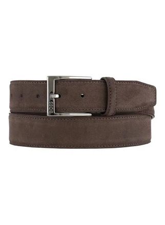 HUGO BOSS Herren G&uuml;rtel braun Nubuk