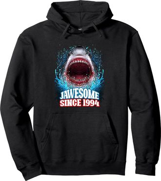 BDAZ 32. Geburtstag Jawesome Since 1994 Shark 32 Years Old Pullover Hoodie