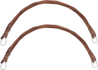 Amosfun Ersatzgriff F&uuml;R Picknickkorb Aus Geflochtenem Rattan Komfortabler Korbgriff Zum Einfachen Austausch Robust Und Universell F&uuml;R Outdoor Picknickkorb Zub