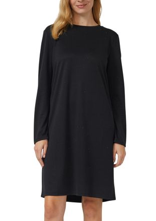 s.Oliver Flie&szlig;endes Jersey-Kleid mit Schmucksteinen