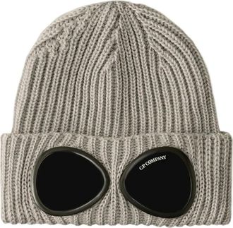 C.P. Company C.p. Company, Homme, Accessoires, Gris, Taille: ONE Size Wool Beanie