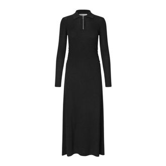 Sams&oslash;e & Sams&oslash;e Sanelly HZ Kleid - - Dresses - Damen - Schwarzk - XS