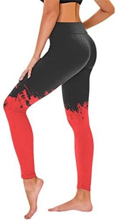 Generic Collants thermiques 2026 pour femmes, hommes, femmes, leggings imprim&eacute;s &agrave; la mode pour le fitness et le sport, Rouge, XL