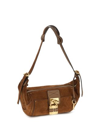 Chlo&eacute; Womens Paddington Shoulder Bag Vintage Brown Calf Leather Bos Taurus