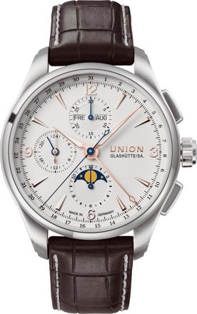 Union Glash&uuml;tte/SA. Belisar Chronograph Mondphase Herrenuhr D014.425.16.017.01