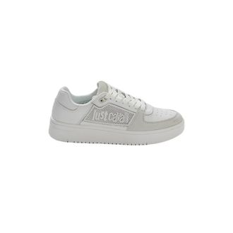 Just Cavalli Leather Logo Sneakers - - Shoes - Damen - Wei&szlig; - 36 EU