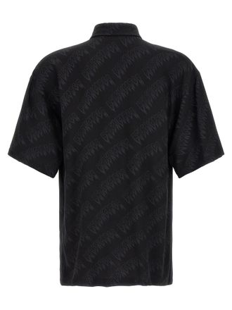 Balenciaga Mens Black Viscose Blouse