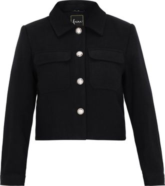 Faina Jacke Frauen Schwarz