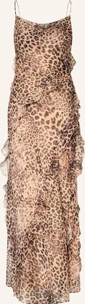 Mrs & Hugs Mrs & Hugs Kleid Mit Volants braun