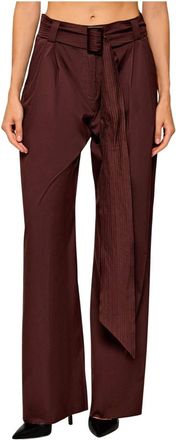 Marella Femme, Pantalons, Brun, Taille: 34 FR Mllnavile Wide Pantalons