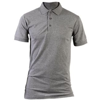 CAT Essentials Baumwoll Herren Polo-Shirt in Grau