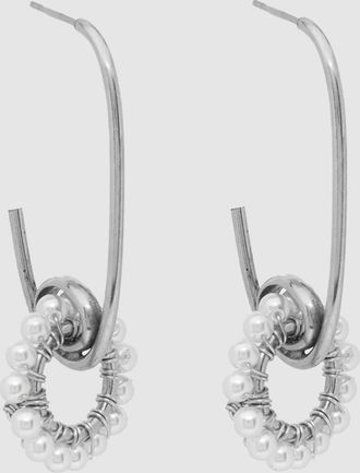 Perrine Taverniti Boucles doreilles Fleury Argenté