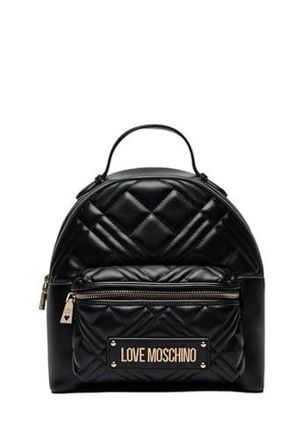 Love Moschino Quilted sac &agrave; dos matelass&eacute; Femme, Noir, Taille unique