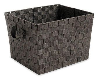 Whitmor Large gewebtes Band Tote, Espresso, Large