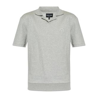 Giorgio Armani Homme, Tops, Gris, Taille: L ASV Cotton Interlock Polo