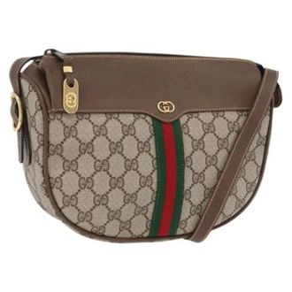 Gucci Sac bandouli&egrave;re Pre-owned - Femme - Pre-owned - Brun - Taille: ONE Size