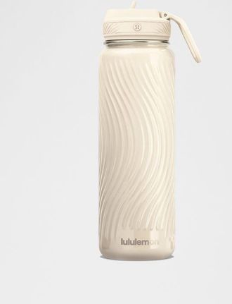 lululemon Bouteille deau Back to Life avec paille 710 ml Wave