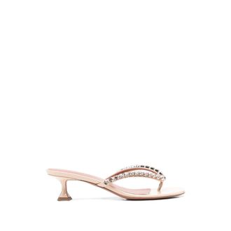 Amina Muaddi Damen, Schuhe, Rosa, 37 EUGr&ouml;&szlig;e