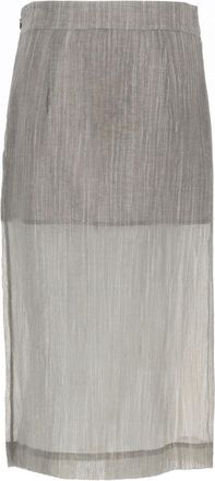 The Garment Delphi Midi Skirt - Gray