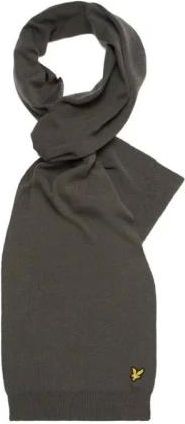 Lyle & Scott Homme, Accessoires, Gris, Taille: ONE Size Écharpe en Laine Gris Foncé