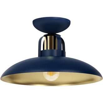 Milagro Plafond Felix 1 E27 Bleu Marine Milagro Mlp7713