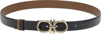 Ferragamo Femme, Accessoires, Noir, Taille: 90 CM Leather Belt