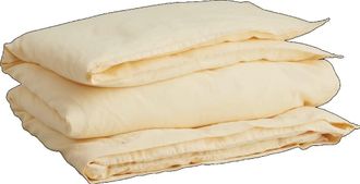 GANT Baumwoll-Leinen Bettdeckenbezug einzeln Farbe Butter Yellow Gr&ouml;&szlig;e 135x200