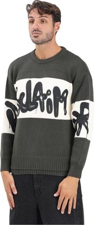 Disclaimer Homme, Pulls, Vert, Taille: XL Pull ras du cou