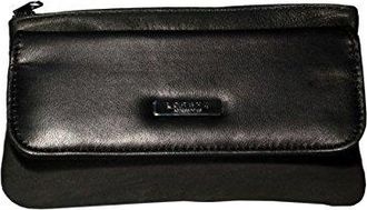 Lorenz Classyshades W13/1221L Portefeuille fin en cuir souple pour femme Noir, Noir, 17.5 cm x 9 cm