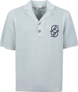 Dr&ocirc;le de Monsieur Homme, Pulls, Bleu, Taille: S Monogramme Polo