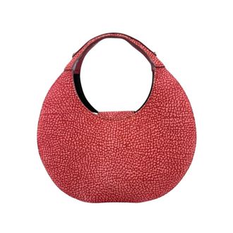 Borbonese Femme, Sacs, Rouge, Taille: ONE Size Full Moon Hobo Mini