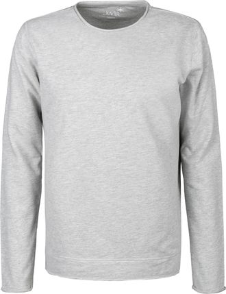 Juvia Herren Sweatshirt grau unifarben