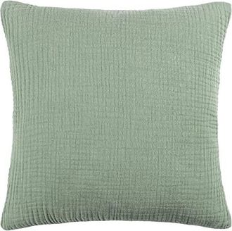 furn. Yard Lark Crinkle-Kissen, Baumwolle, Polyester, gef&uuml;llt, 45 x 45 cm