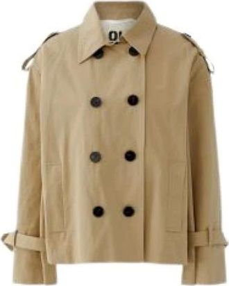 Oui Femme, Manteaux, Beige, Taille: 38 FR Outdoor Jacket