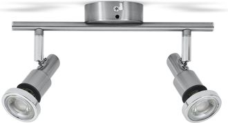 B.K.Licht Deckenlampe f&uuml;r das Bad mit warmwei&szlig;er Lichtfarbe, IP44, schwenkbar, LED Deckenleuchte, Lampe, Badlampe, Badezimmerlampe, K&uuml;chenlampe, Feuchtraumleuch