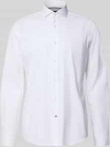 HUGO BOSS Regular Fit Business-Hemd mit Haifischkragen