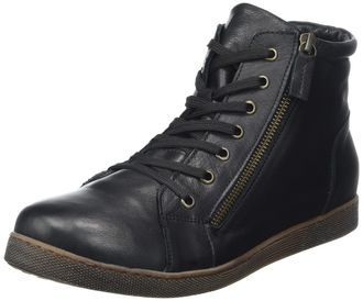 Andrea Conti Damen High Top Sneaker, schwarz, 37 EU