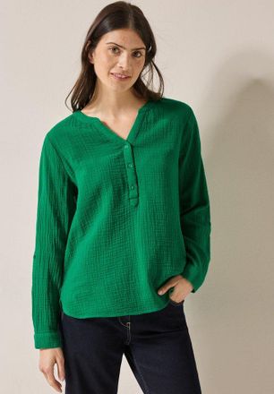 Cecil Langarmbluse aus reiner Baumwolle