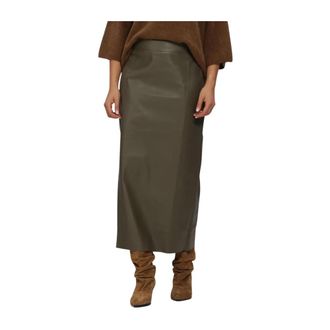 JapanTKY Kokone Maxirock - - Skirts - Damen - Gr&uuml;n - L