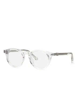 Philipp Plein Eyewear monture transparente - Blanc