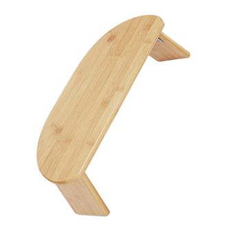 Yardwe Bambus Meditationsbank rutschfest Kleiner Bambushocker Haushaltshocker Yoga Kniehocker Leicht und Stabil f&uuml;r Meditation und Achtsamkeit